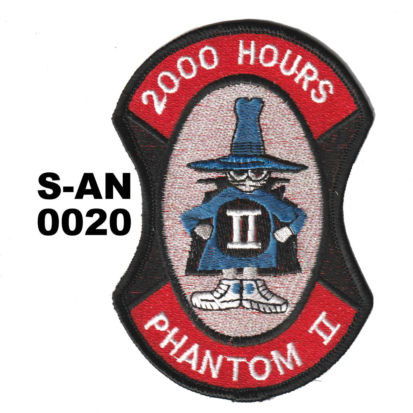 2000 HOURS, F-4 PHANTOM II, US Air Force, Luftwaffe, Aufnäher, patch ...