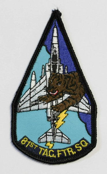 81.TFS, 81.Tactical Fighter Squadron triangle patch, Aufnäher | Sticker ...