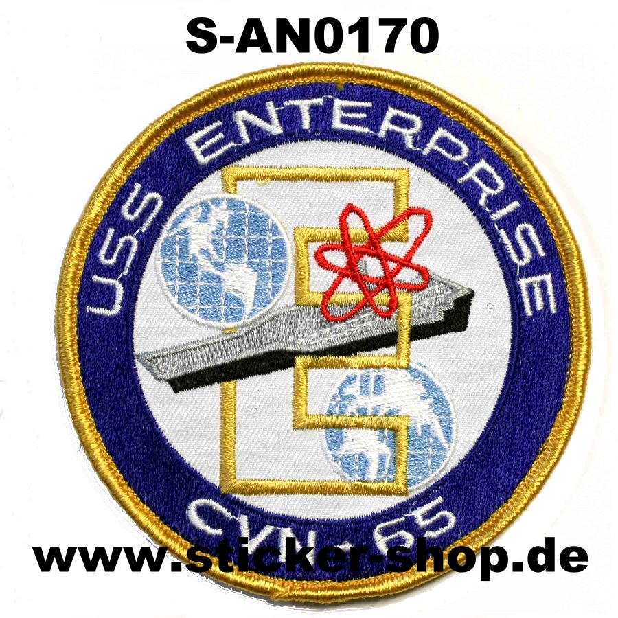 USS Enterprise, CVN-65, US Navy, Flugzeugträger, Aufnäher, patch ...