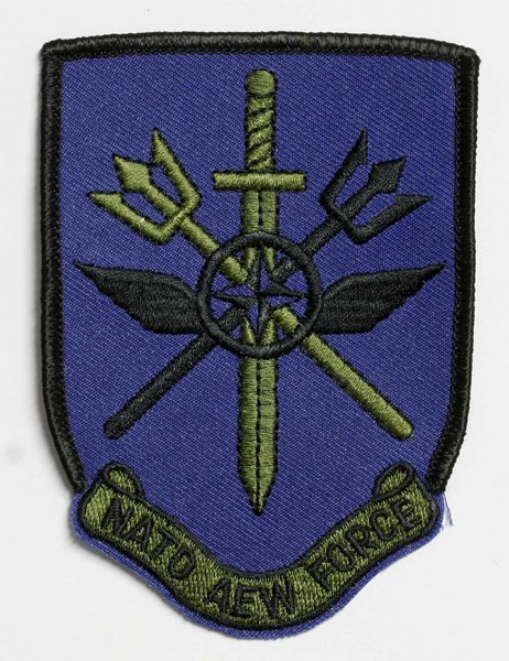 NATO AEW Force tarn-blau Aufnäher patch | Sticker Shop Strerath