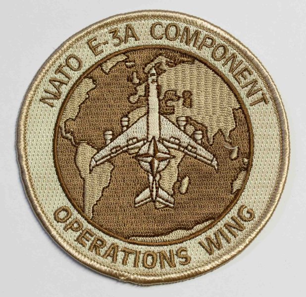 NATO AWACS OPERATIONS Wing desert Aufnäher patch | Sticker Shop Strerath