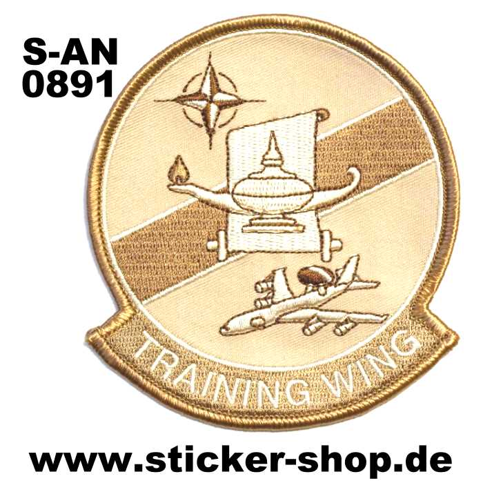 NATO AWACS E-3 Component, Training Wing, desert, Aufnäher, patch ...