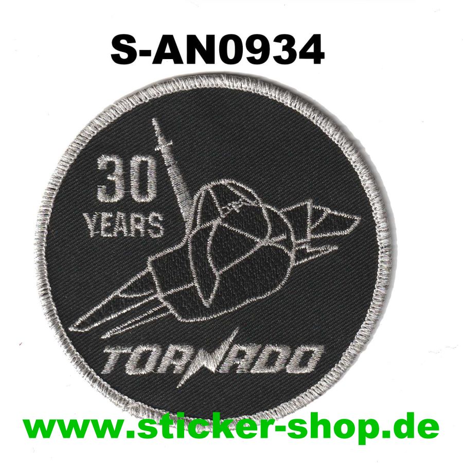 30 years Tornado Aufnäher patch | Sticker Shop Strerath