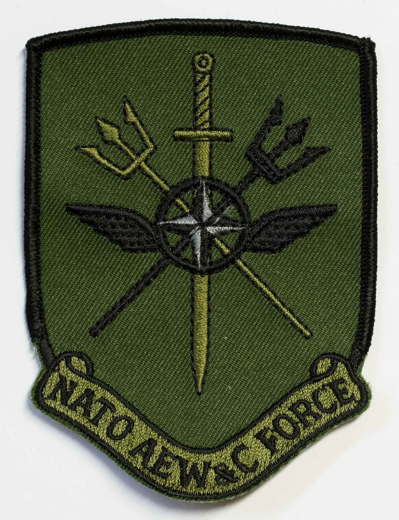 NATO Awacs AEW&C Force tarn-grün Aufnäher patch | Sticker Shop Strerath