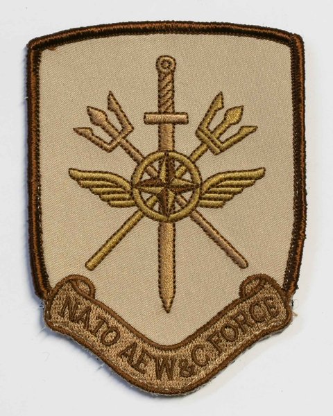 NATO AEW&C Force wüstentarn inoffizielle erste Version Aufnäher patch ...