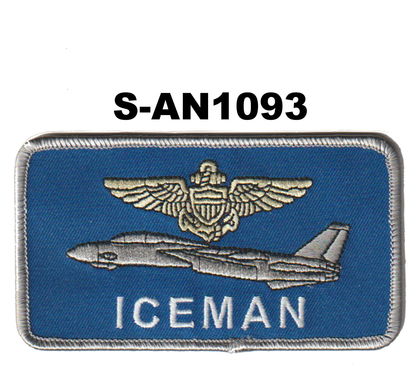 US Navy nametag F-14 Tomcat "ICEMAN" Aufnäher, patch | Sticker Shop ...