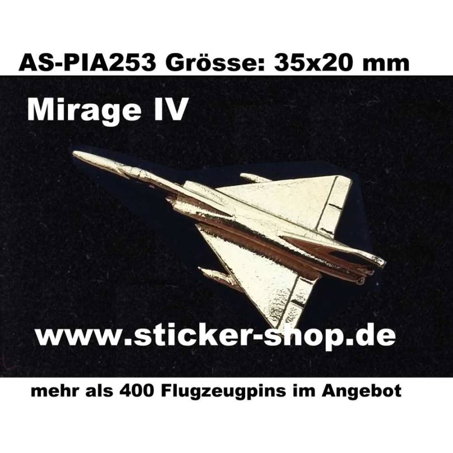 Mirage IV, Anstecker, pin, Anstecknadel | Sticker Shop Strerath