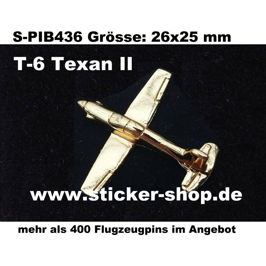 T6, T-6 Texan II, Anstecker, pin, Anstecknadel | Sticker Shop Strerath