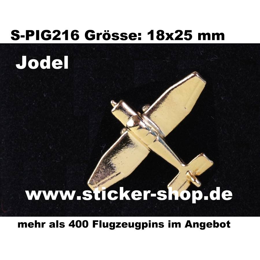 Jodel, Flugzeugpin, Anstecker, pin, Anstecknadel | Sticker Shop Strerath