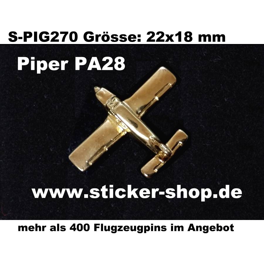 Piper PA28, PA-28, Anstecker, pin, Anstecknadel | Sticker Shop Strerath