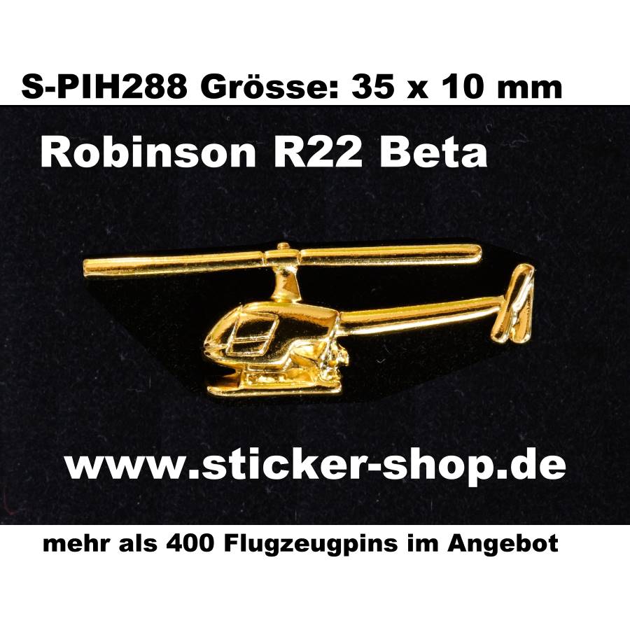 Robinson, R-22, R22, Hubschrauber, pin, Anstecker, Anstecknadel ...
