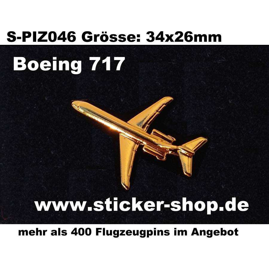 Boeing 717, B717, Flugzeug, Anstecker, pin, Anstecknadel | Sticker Shop ...