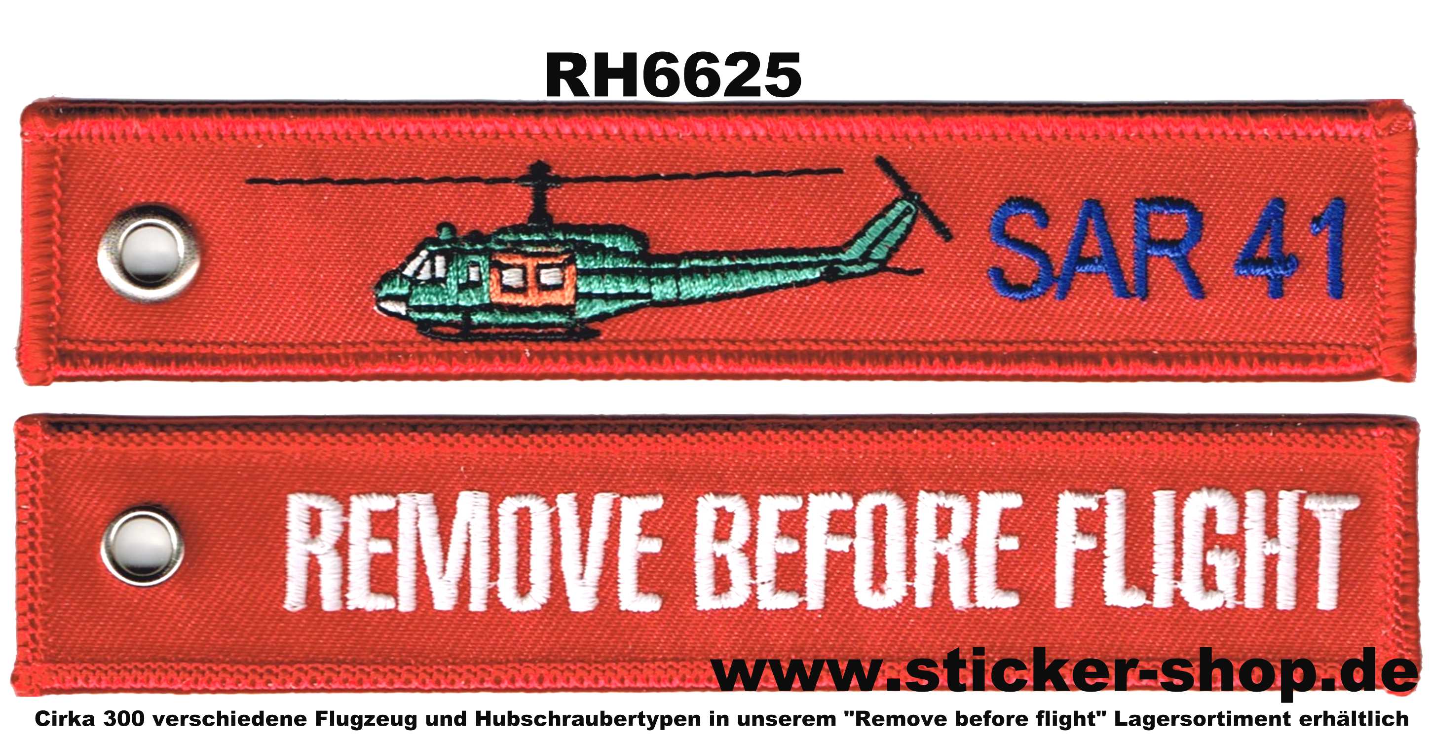 RBF SAR41 Remove before flight Schlüsselanhänger | Sticker Shop Strerath