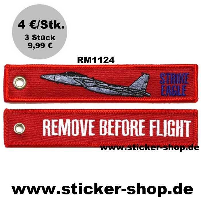 RBF, F-15E, F15E Strike Eagle, Remove before flight, Schlüsselanhänger ...
