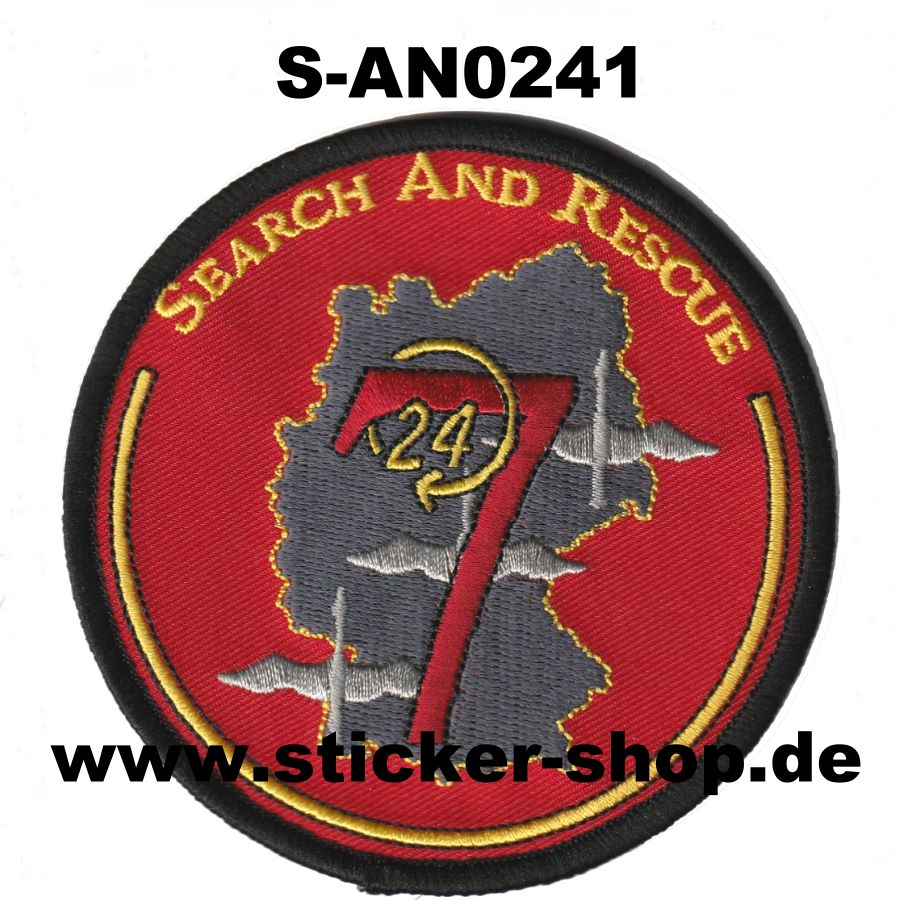 7. Staffel THRgt 30, SAR Staffel, Aufnäher, patch, Bundeswehr | Sticker ...