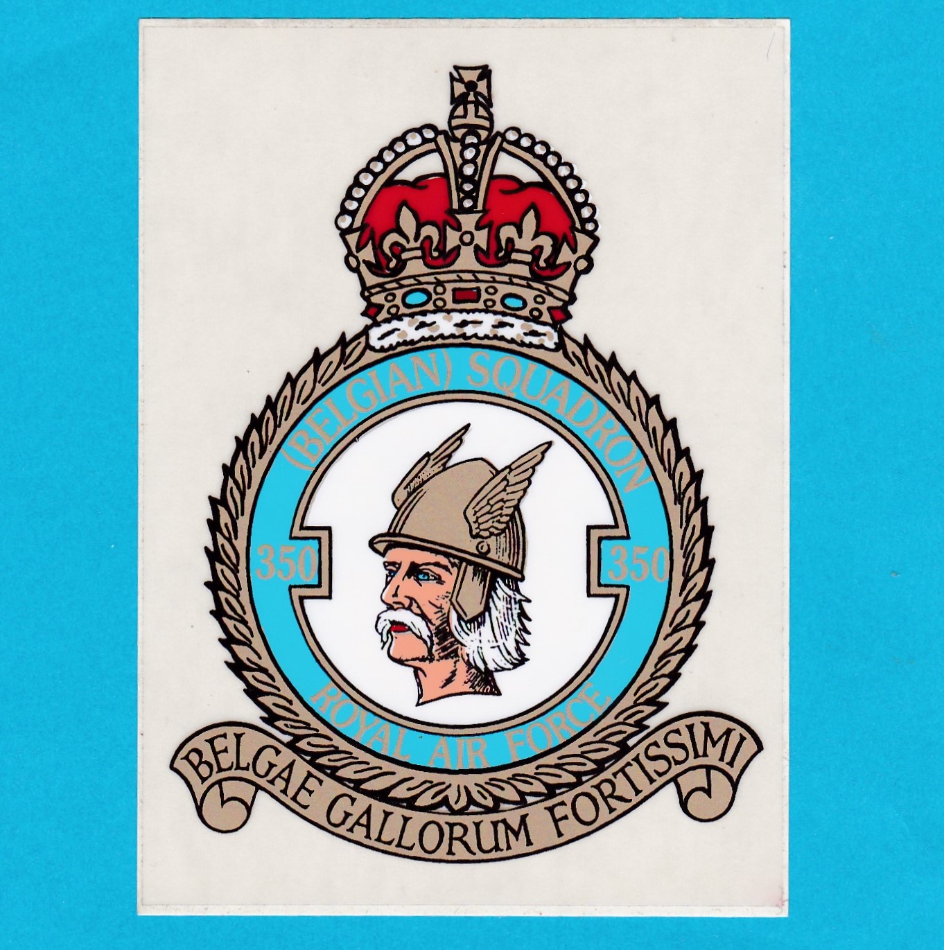 350.Sqn, 350. Squadron, Belgian Air Force, Aufkleber, sticker | Sticker ...