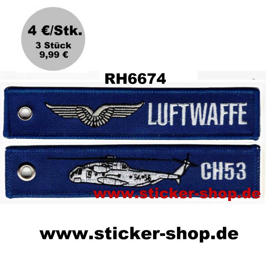 Rem, CH-53, CH 53, Luftwaffe, Schlüsselanhänger | Sticker Shop Strerath