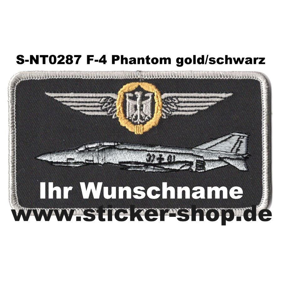 F-4 Phantom, Luftwaffe, Piloten, Namensschild, nametag, Aufnäher, patch ...