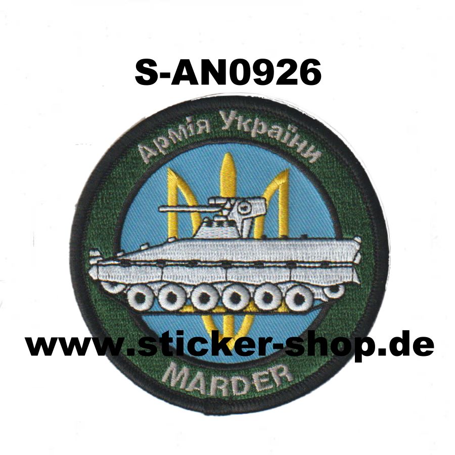 Marder, Ukraine Army, Aufnäher, patch, Bundeswehr, Heer | Sticker Shop ...