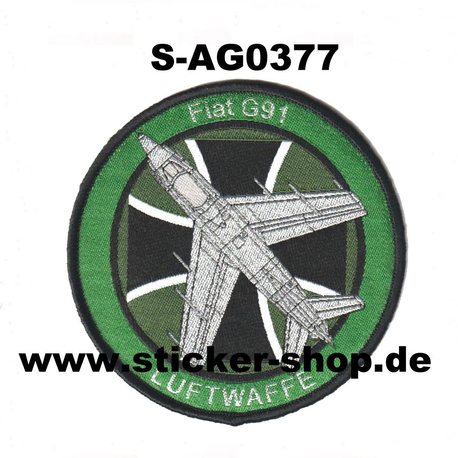 Fiat G91, G-91, Balkenkreuz, Luftwaffe, Aufnäher, patch, Bundeswehr ...