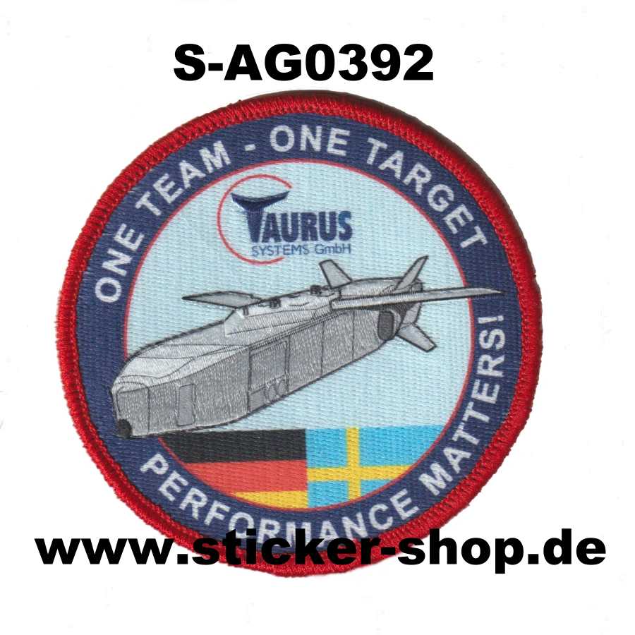 Luftwaffe, One Team - One Target, TAURUS, Bundeswehr, Aufnäher, patch ...