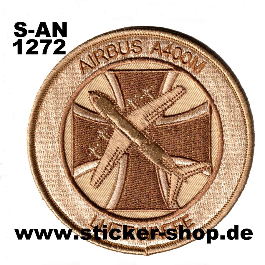 A400M, Luftwaffe, Balkenkreuz, wüste, Aufnäher, patch, Bundeswehr ...