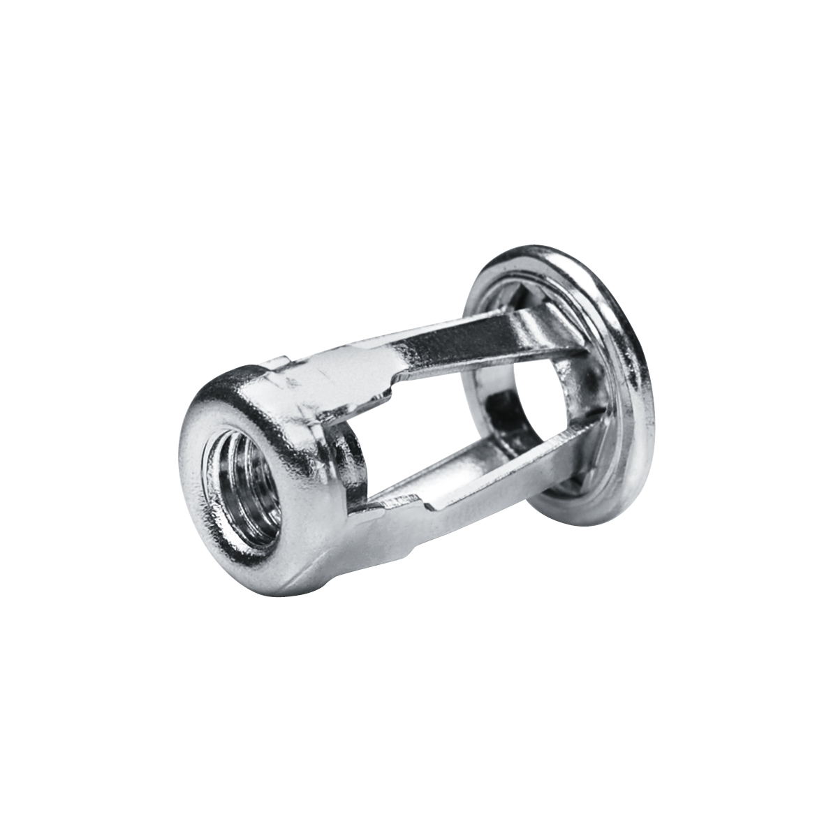 Split Blind Rivet Nuts M 4 - Steel [ AISI 1008 ] Galvanized (Ø x L) 8,0 ...