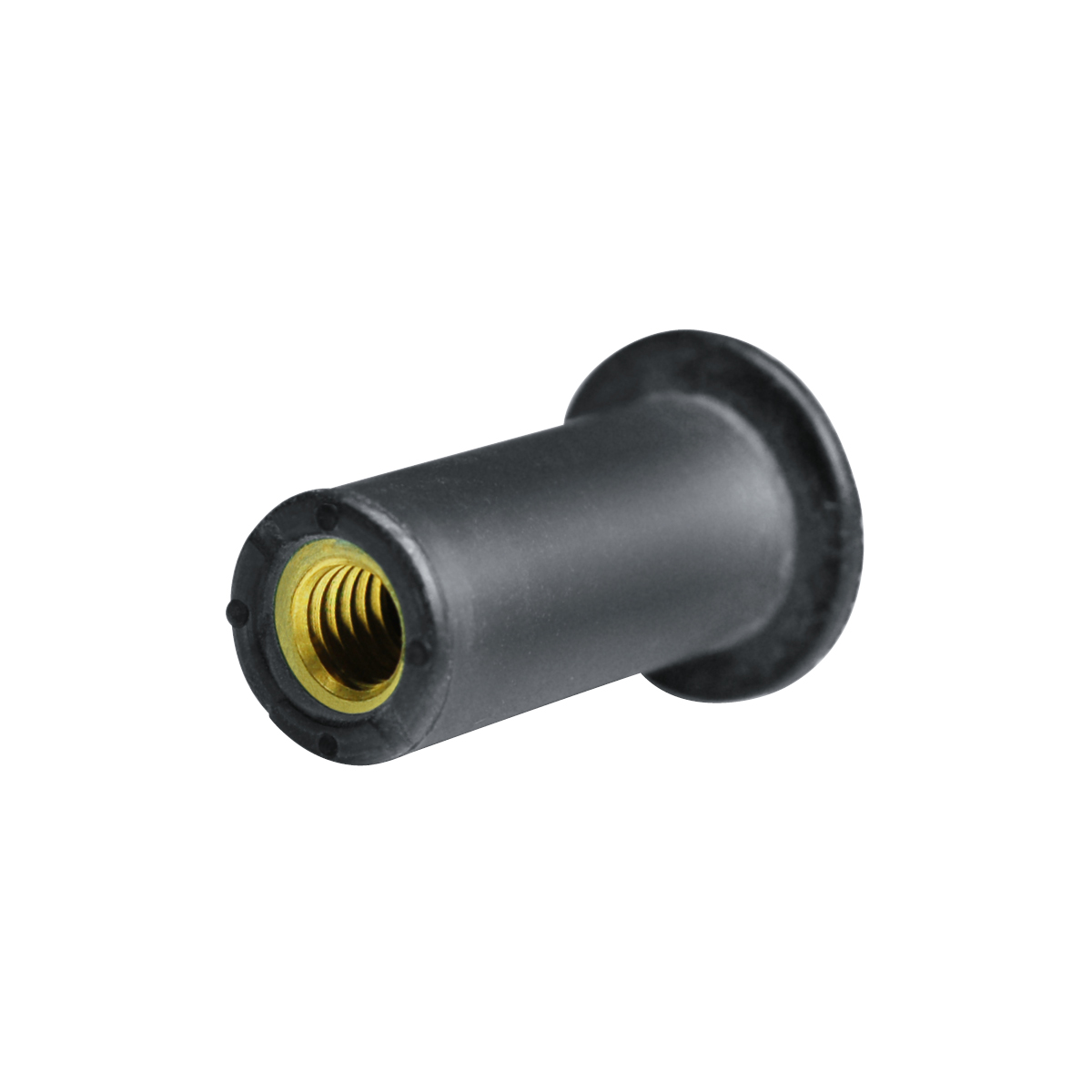 Blindnietmutter aus EPDM Nietmutter M8 EPDM / Messing (Ø x L) 18,0 mm x ...