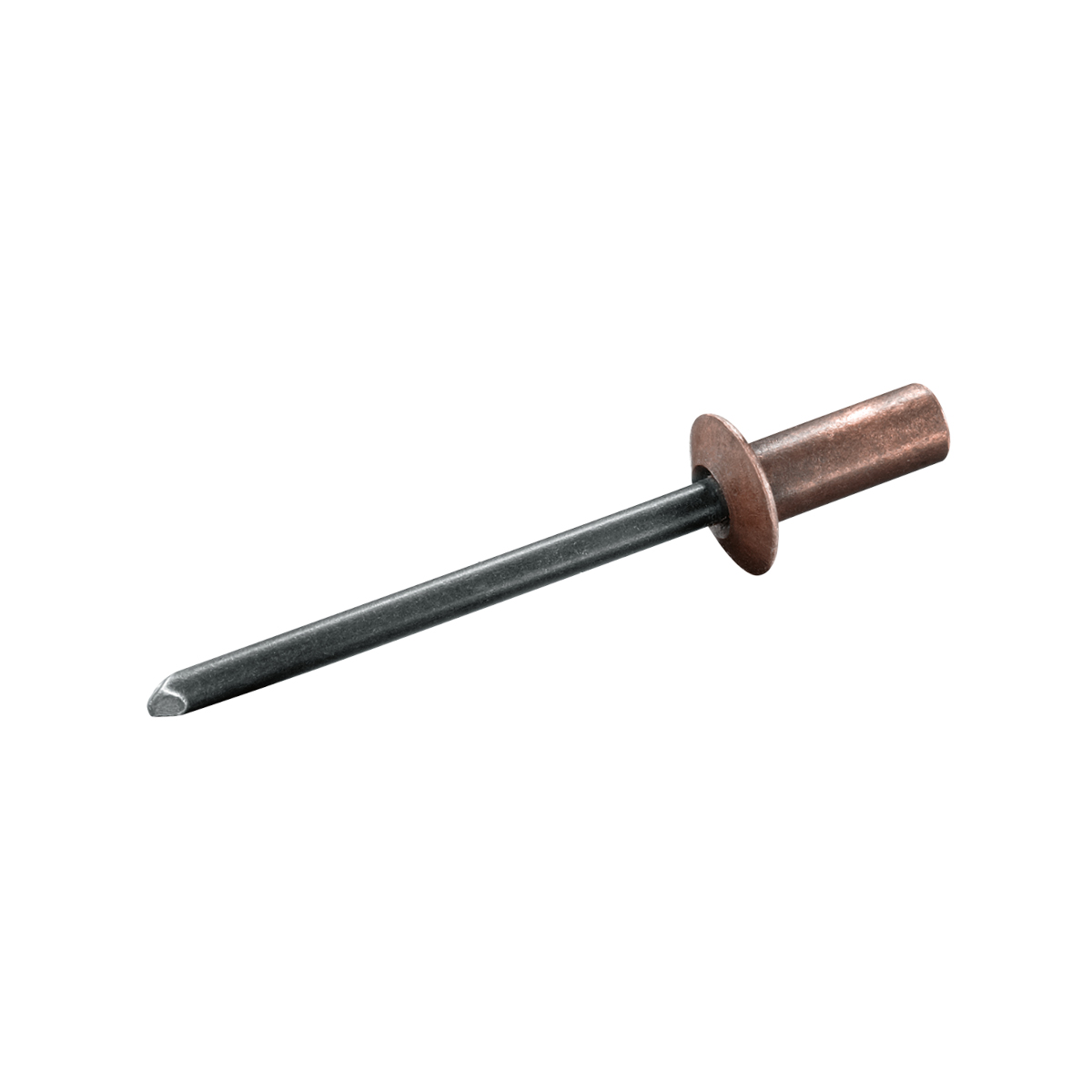 Sealed Blind Rivets (Ø x L) 4 x 8 mm - Copper / Galvanized steel - Dome ...