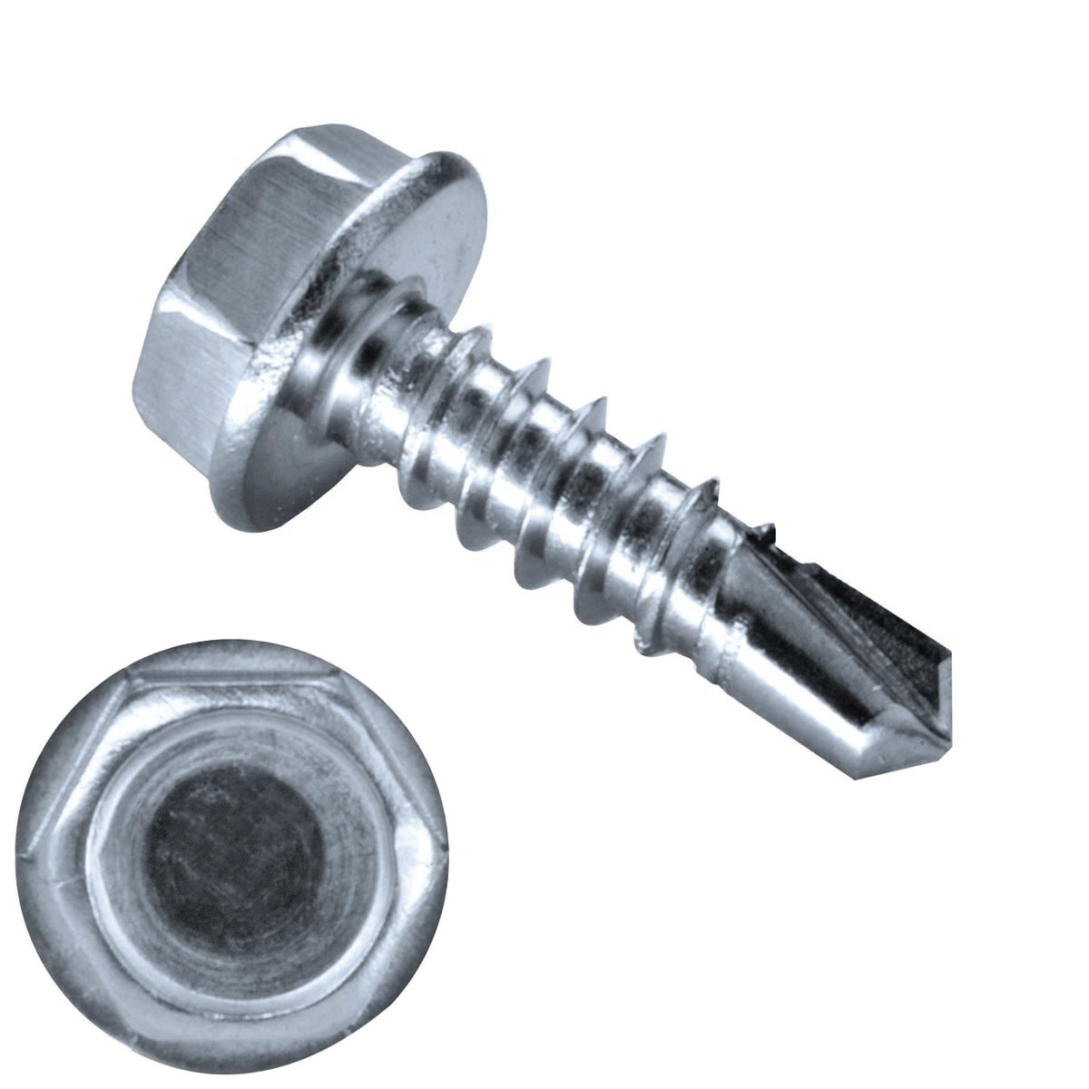 Bohrschrauben mit angepresster Bund (Ø x L) 4,2 x 13,0 mm Edelstahl C1 ...
