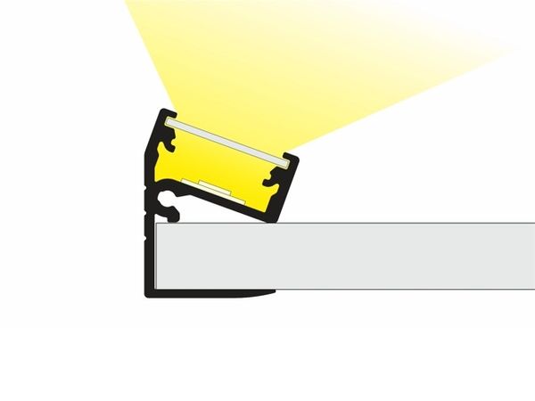 LED Alu-Glaskantenprofile