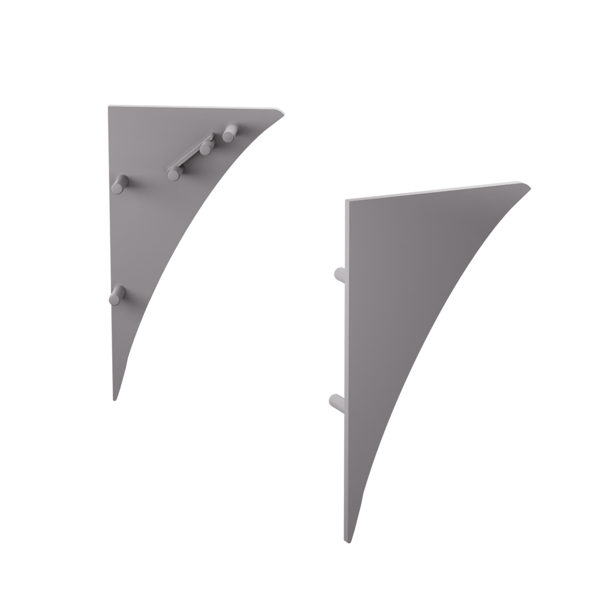 Endkappen-Set für das Aluprofil Drina - Grau | alu-profile-led.de ...