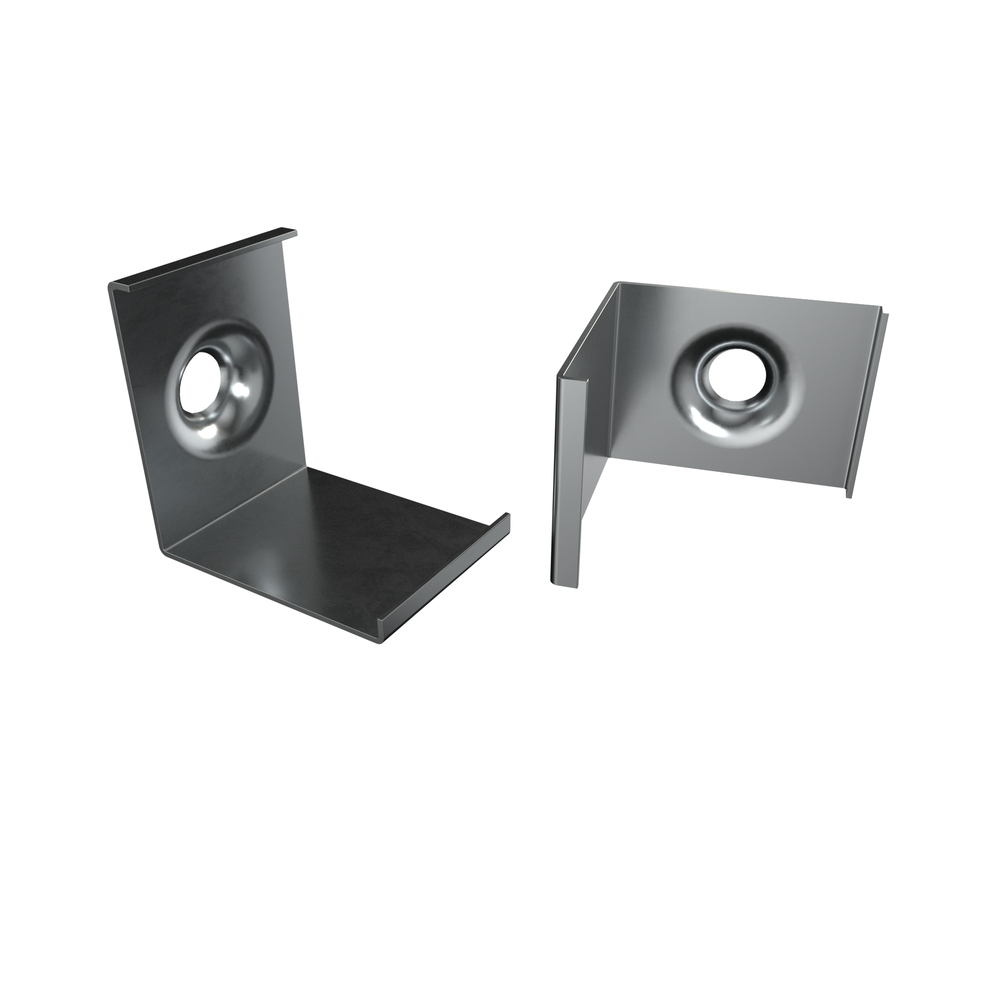 Clips Montagehalter für LED Aluminium Profile Ecke-Rund Weser und Ecke ...