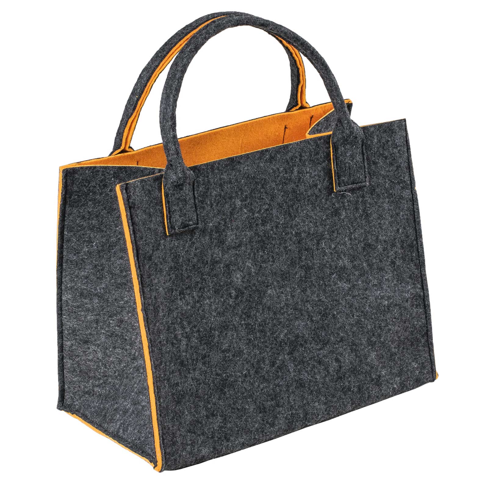 Filztasche 35x20x43cm Einkaufstasche Handtasche Shopper 2-farbig o. Motiv