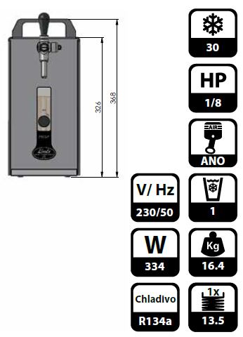 [Bundle] Guinness Dispenser - Complete Set - PYGMY 25 1-line dry cooler ...