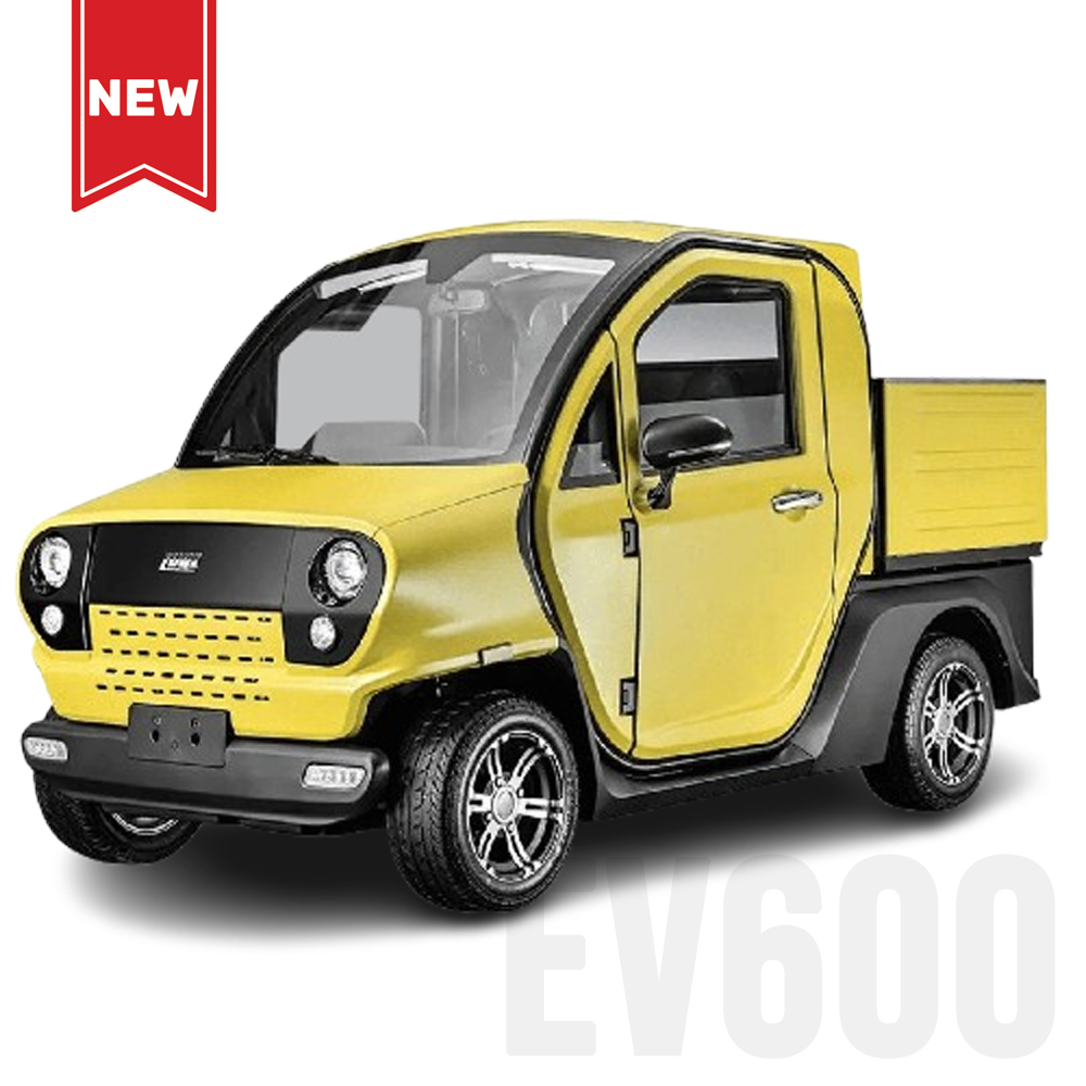 Kabinenroller LUQI EV600 PickUp Lieferwagen 120km Reichweite, 60 km/h, für 2 Person | STW Emobile