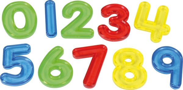 Transparente Zahlen 30 Stück | kitaeinkauf.de