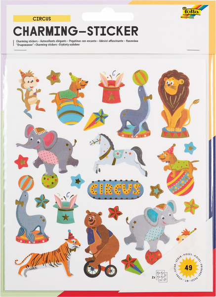 Charming Sticker Circus, 245 Sticker, 5 Stück | kitaeinkauf.de