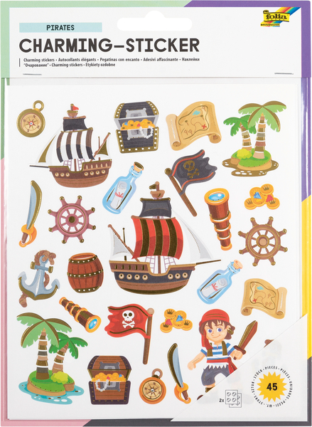 Charming Sticker Piraten, 225 Sticker | kitaeinkauf.de