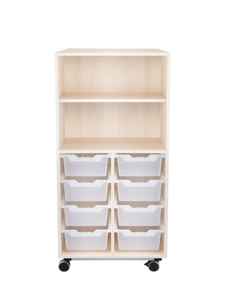 Materialturm, mobil mit 24 Boxen | Happy Kidz