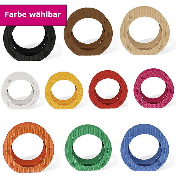 Laternen-Rohlinge, rund, aus 3D-Colorwellpappe, 10 Stück, Farbe wählbar ...