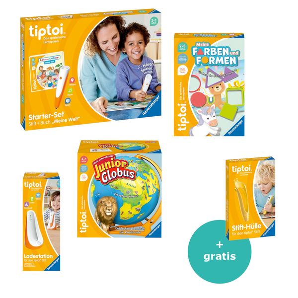 RAVENSBURGER tiptoi® - KiGa Starter Set mit 1 Buch, 2 Spielen und einer ...