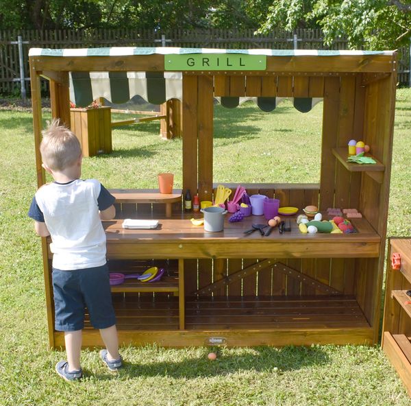 Outdoor-Snack-Bar (LxBxH: 146 x 62 x 132 cm) | Happy Kidz