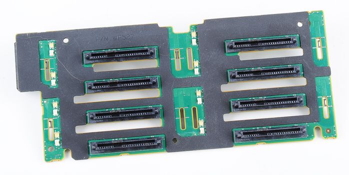 Dell PowerEdge R710 SAS Backplane 8x 2.5" SAS / SATA - 0MX827 / MX827 ...