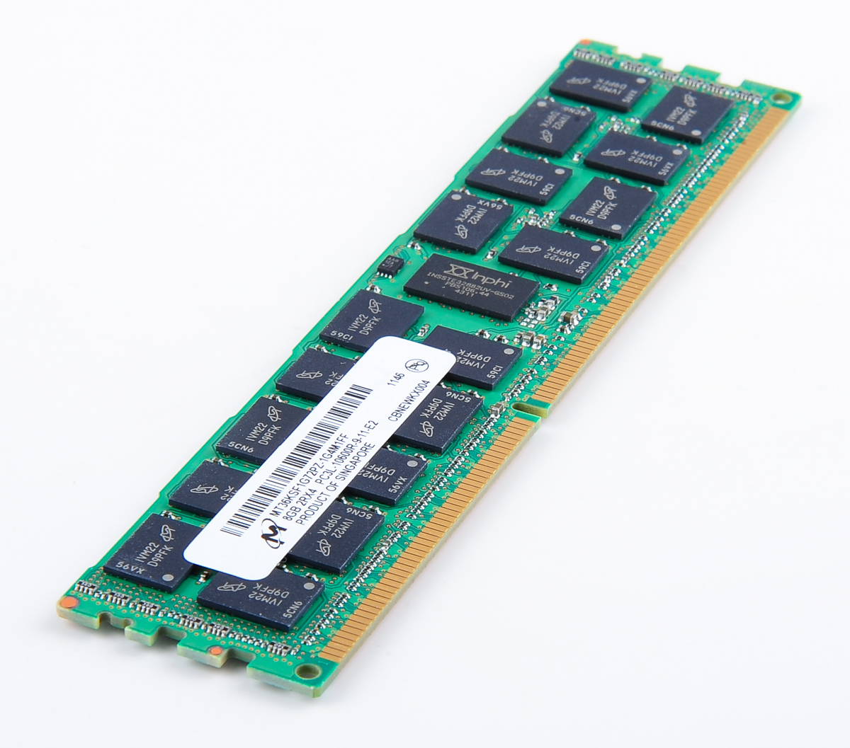 Micron 8GB 2Rx4 PC3L-10600R DDR3 Server-Ram Engine Reg ECC | eBay