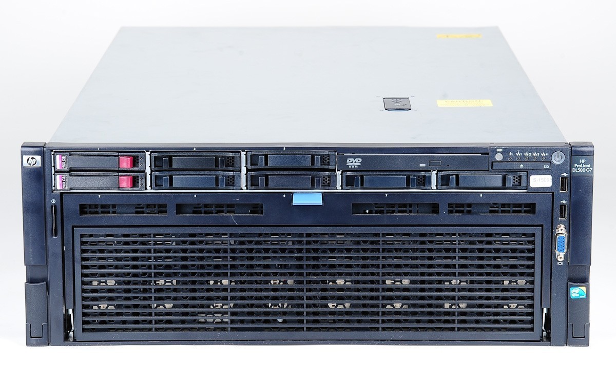 HP ProLiant DL580 G7 Server 4x Xeon E7-4860 10-Core 2.26 GHz, 64 GB DDR3 RAM, 2x 300 GB SAS 10K ...