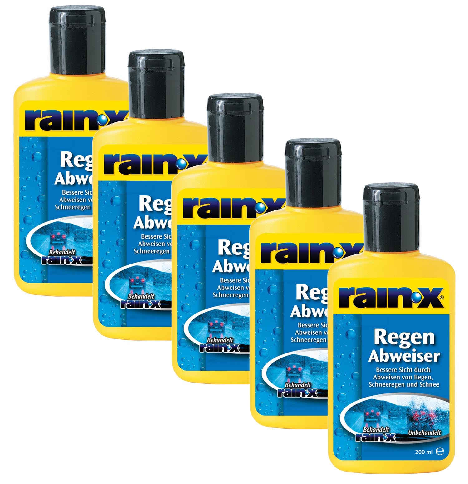 5x Rain X Regenabweiser 200ml Auto Scheibenreiniger Glasreiniger ...