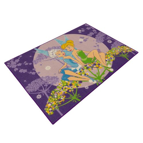 Disney girls carpet kids violet fairy rug Tinkerbell 95x133cm