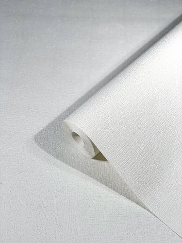 Elegantes Tapete Weiss Silber Glitzer Ebenbild