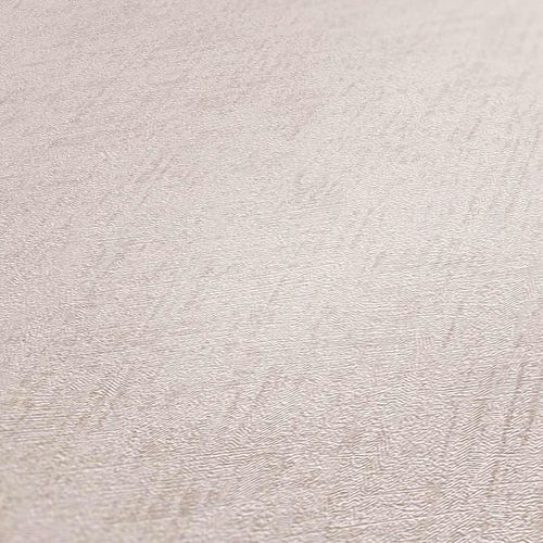 Tapete Vlies Uni Struktur creme-rosa Glitzer 38197-9